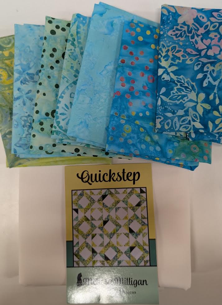 Quickstep Quilt Kit- Caribbean Pattern Included – Pretty Little Quilt Shop