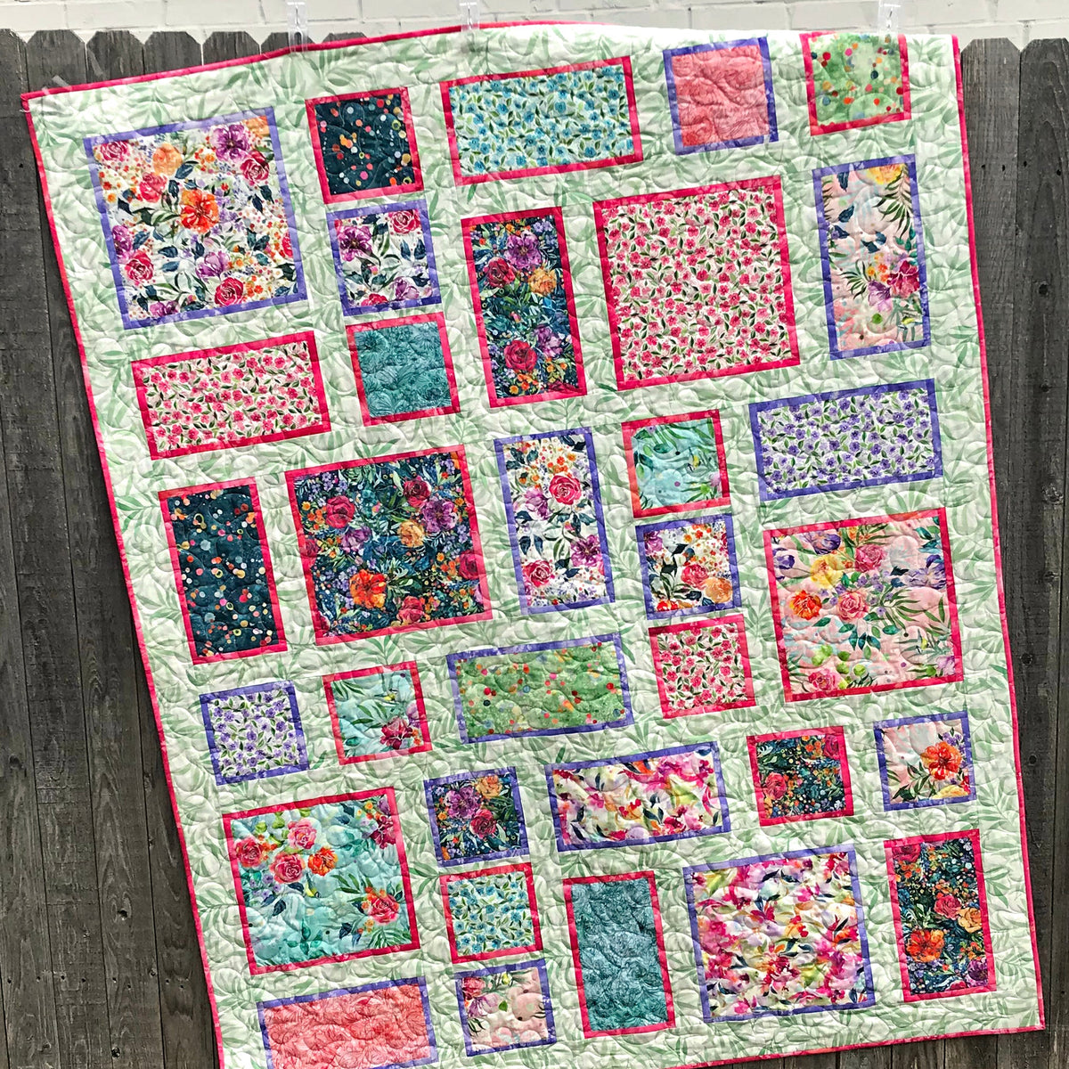 Fancy Frames Quilt Kit- Pattern Included – Pretty Little Quilt Shop
