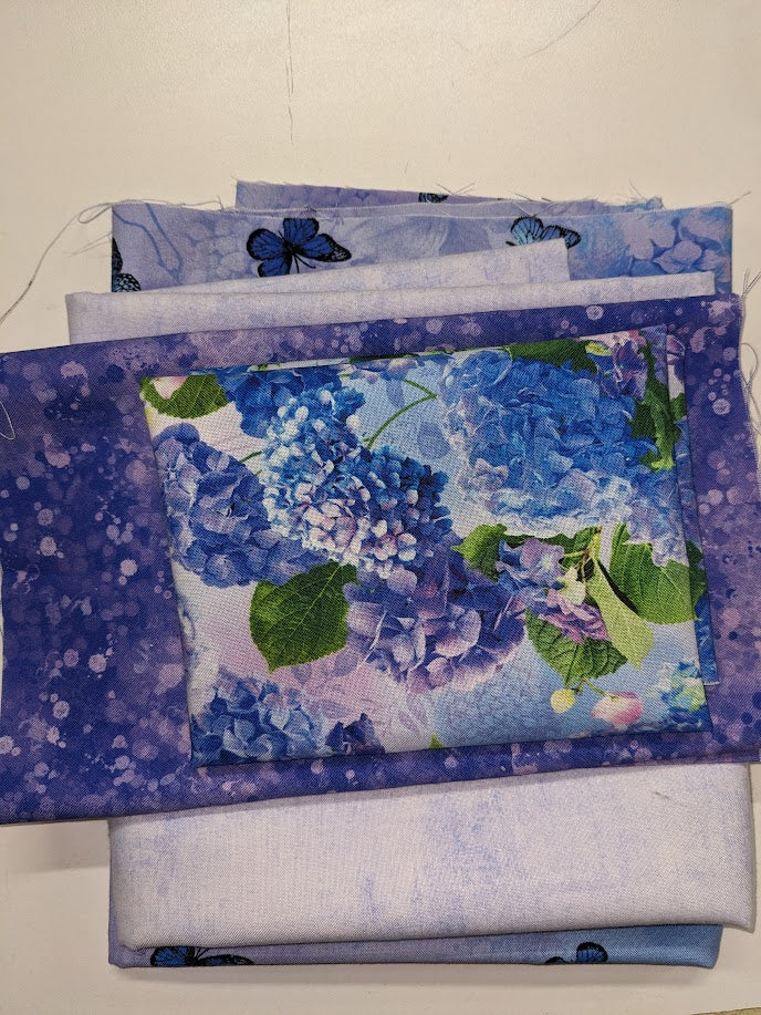 Simply a Pleasure - Hydrangea Bliss Fabric Only – Pretty Little Quilt Shop