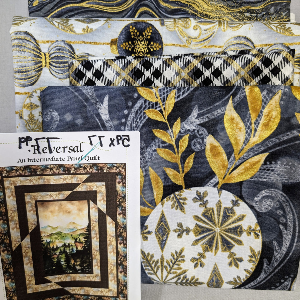 Silver & Gold Quilt Kit - Reversal Pattern Included – Pretty Little ...