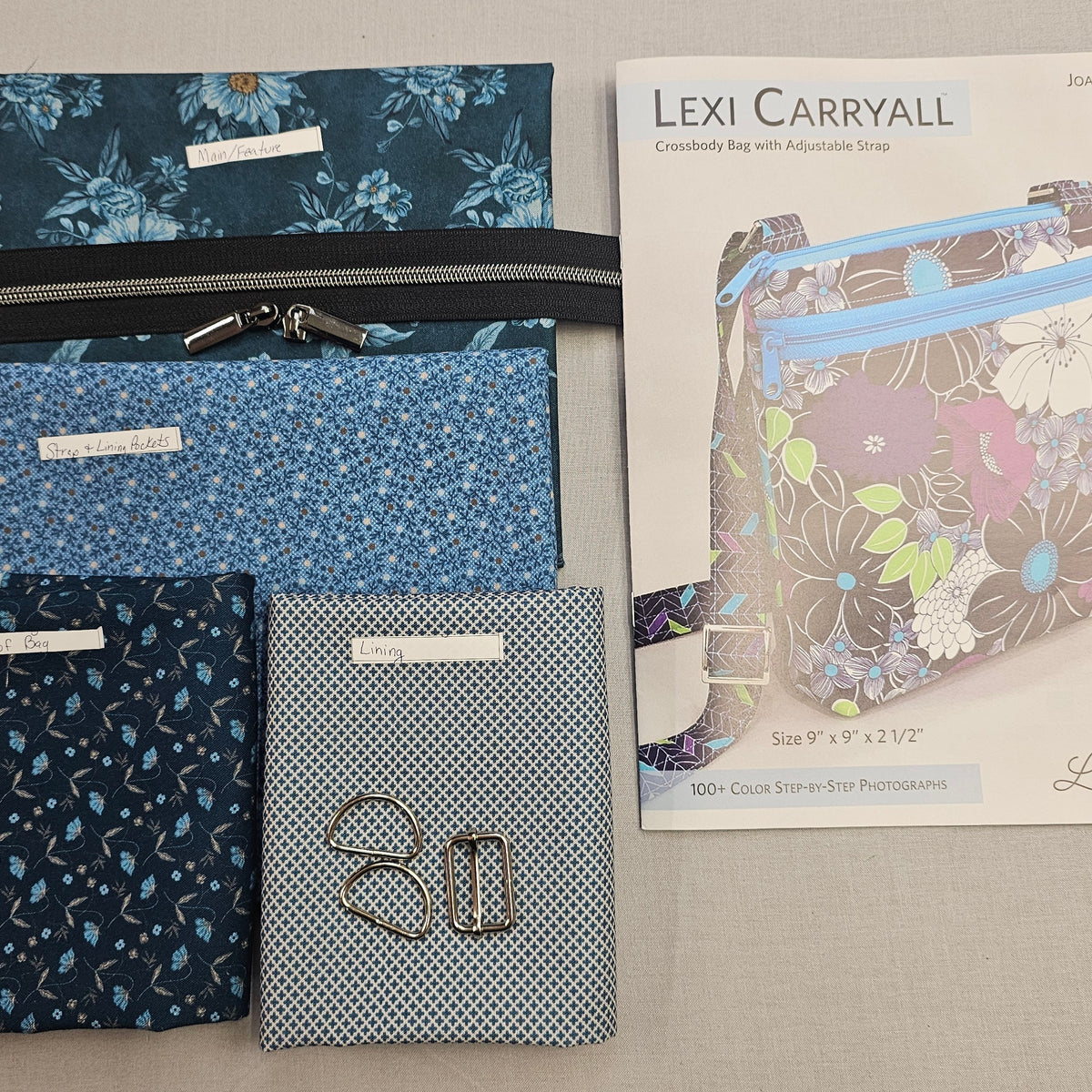 Lexi Carryall Bag Kit - Oxford – Pretty Little Quilt Shop